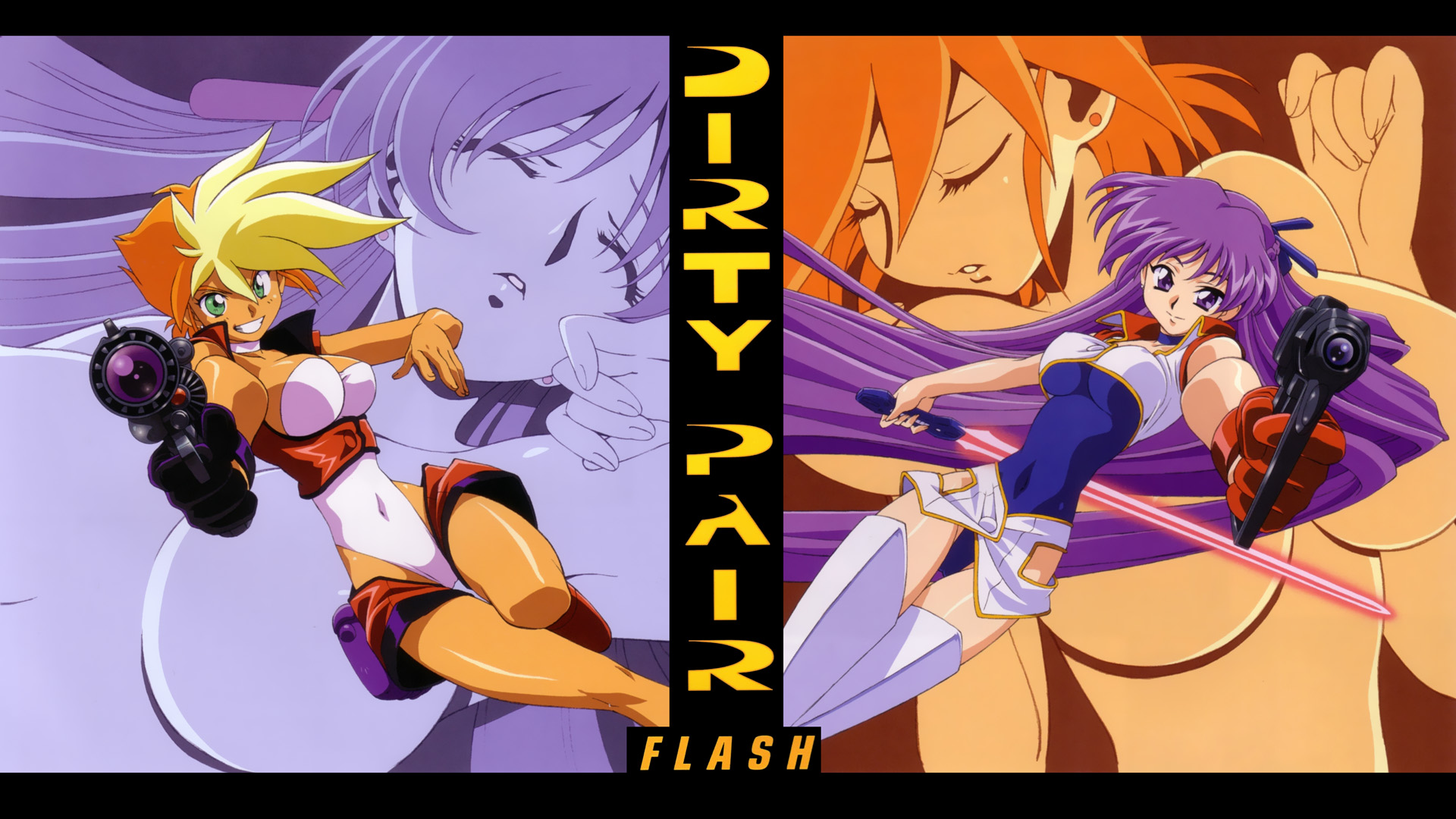 kimura takahiro, kei (dirty pair), kei (dirty pair flash), yuri (dirty ...